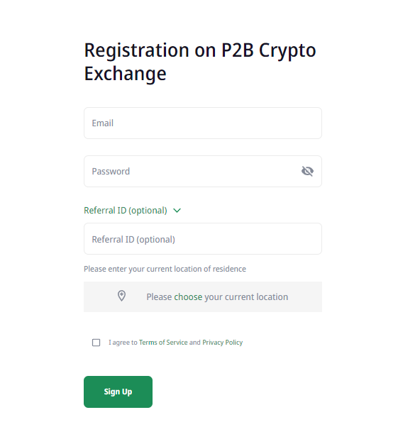 How to Register? – P2B Support